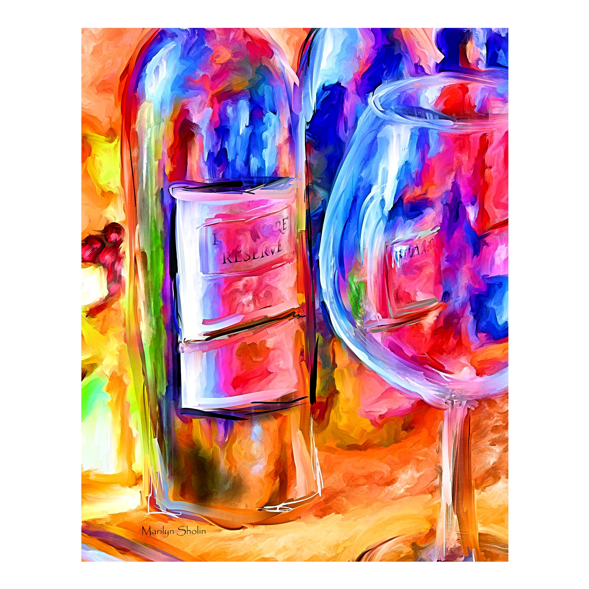 NC Wine Painting – Drunk Girl Art