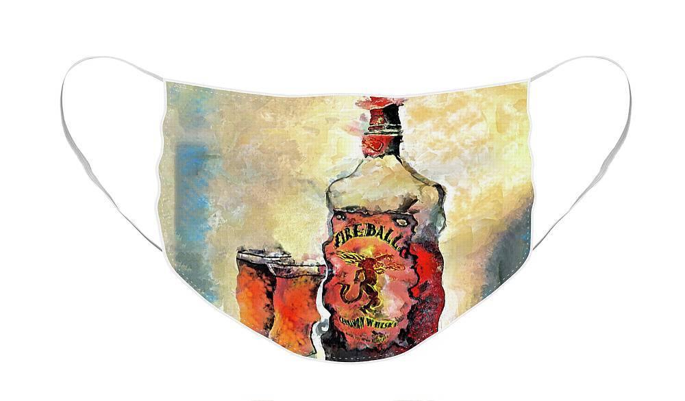 Fireball - Face Mask – Drunk Girl Art